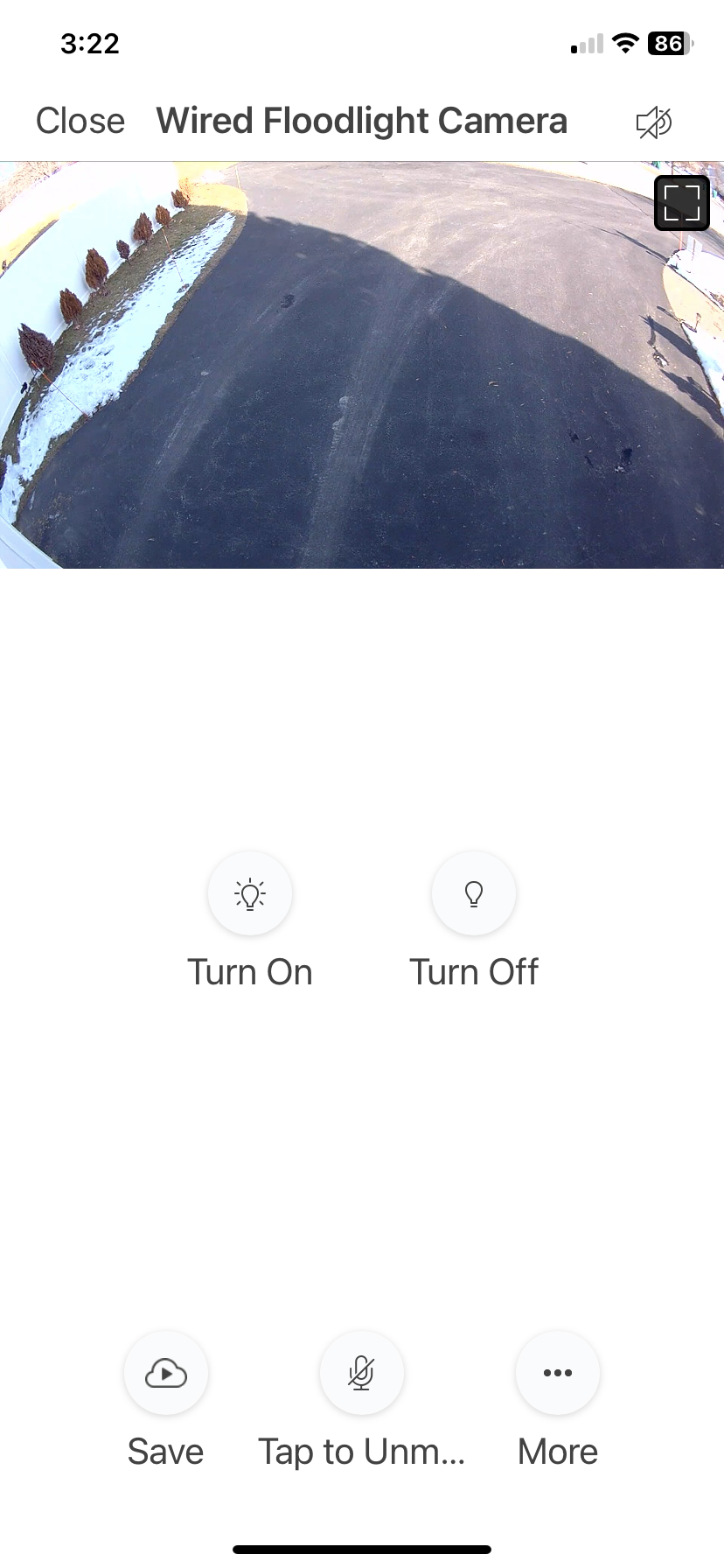 Using Live View with the Wired Floodlight Camera — Blink Support